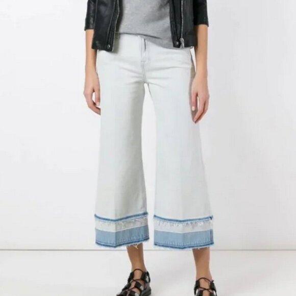 J Brand | Jeans | Nwt J Brand 26 Liza Denim Wide Leg Culottes Crop ...
